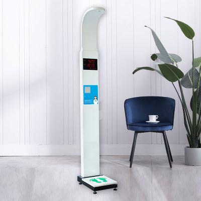 China Physical Examination Led Height And Weight Machine RS232 Ultrasonic AC100V for sale