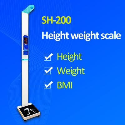 China Commercial Digital Height and Weight Scale with Coin Slot Scale for Human for sale