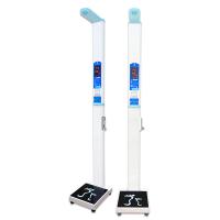 China Coin Operated Ultrasonic Height Weight bmi Scale with Printer for sale