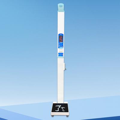 China Coin 0perated Weighing Scale Ultrasonic Height Weight Body Balance for sale