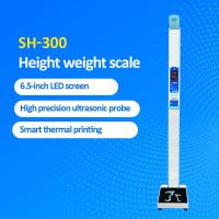 China LED Display Weight Height Human Measurement Scale With Printer For Supermarkets for sale