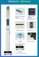 China 500kg Medical Body BMI Weight Scale Ultrasonic Height And Weight Measurement Scale for sale