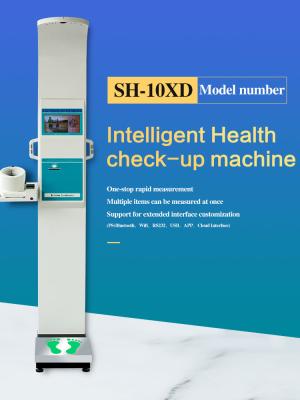 China SH-10XD Blood Pressure Fat Pulse Bmi Scale Ultrasonic Electronic Height Weight for sale