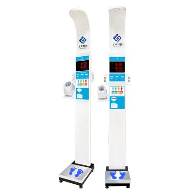 China Ultrasonic Digital Height Weight Blood Pressure Scale Body Fat Analyzer Scale SH-1000 for sale
