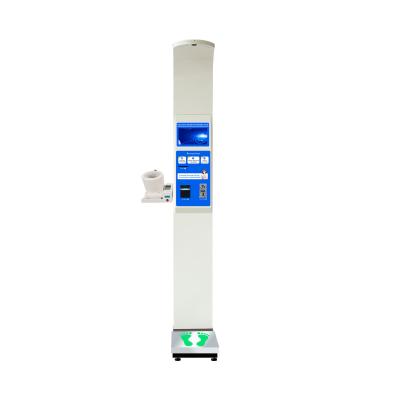China Ultrasonic Height and Weight Blood Pressure Monitor Scale for Hospital for sale