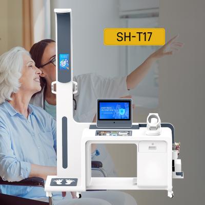 China Multi Functions Self-service Health Checkup Station BMI Blood Pressure Medical Health Check Kiosk Physical Examination Machine for sale