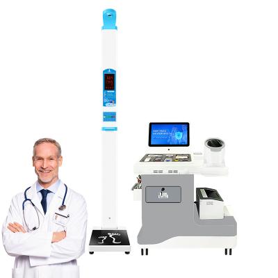 China SH-T16 Health Center Intelligent Health Checkup Machine Warranty Height Weight Measuring Device Blood for sale
