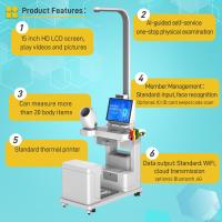 China SH-T15 All-in-One Self-service Health Checkup Machine OEM Medical Interactive Health Kiosk for sale