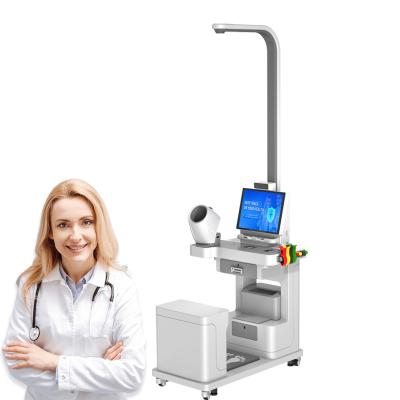 China SH-T15 All-in-One Self-service Health Checkup Machine OEM Medical Interactive Health Kiosk for sale