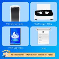 China SH-V15 Intelligent Ultrasonic BMI Height and Weight Scale with Printer for sale