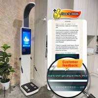 China Height Weight Full Body Scanner All Age Body Composition Analyzer for Gym Clinic BMI Fat and Muscle Analysis Machine for sale