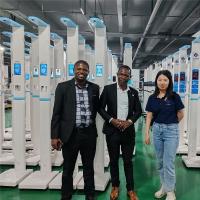 China Ultrasonic Coin Operated Height Weight Bmi Vending Machine for sale