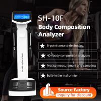 China Body Nutrition Analyzer Scanner Segmental Body Composition Analyzer 8-Electrode BIA Fat Percentage Fitness Machine for sale