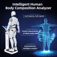 China Body Nutrition Analyzer Scanner Segmental Body Composition Analyzer 8-Electrode BIA Fat Percentage Fitness Machine for sale