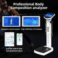 China Body Nutrition Analyzer Scanner Segmental Body Composition Analyzer 8-Electrode BIA Fat Percentage Fitness Machine for sale