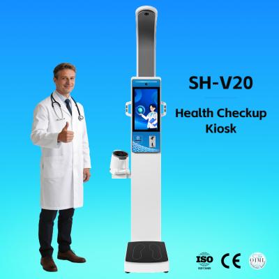 China SH-V20 Coin Operated Blood Pressure Machine Body Composition Scanner with Thermal Printer for sale