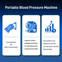 China ODM OEM Digital Blood Pressure Monitor Heart Rate Measurement Hospital Pharmacy Electronic Blood Pressure Machine for sale