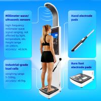 China Smart Height Weight 3D Body Composition Analyzer Scale High Accuracy Commercial Use AI Technology for sale