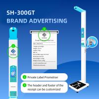 China Digital Weighing Scale BMI Machine Coin Operated Height Weight Machine for sale