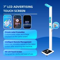 China Digital Weighing Scale BMI Machine Coin Operated Height Weight Machine for sale