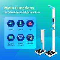 China Health Height Weight Measurement BMI Electronic Weighing Scale with Printer for sale