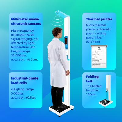 China Health Height Weight Measurement BMI Electronic Weighing Scale with Printer for sale