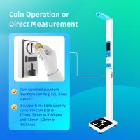 China Coin-Operated Coin Operated Weight Scale Smart Height Weight Scale LED Display OEM Customizable Medical Scale for sale