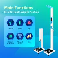 China Coin Operated Health Body Scale with Height Weight Bmi Weighing for Pharmacy Clinic for sale