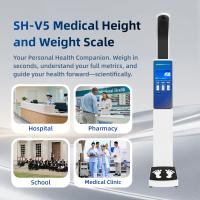 China Wholesale BMI Electronic Smart Digital Weighing Scales Commercial Body Height Weight Machine for Hospital for sale