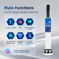China Wholesale BMI Electronic Smart Digital Weighing Scales Commercial Body Height Weight Machine for Hospital for sale