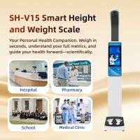 China SH-V15 Ultrasonic height and weight measuring device, height and weight scale intelligent analysis height and weight integrated machine for sale