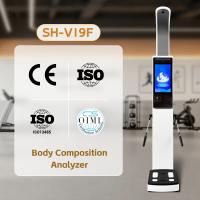 China Ultrasonic Digital Height And Weight Scale Full Body Composition Analyzer For Precision Health Analysis for sale