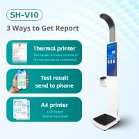 China Self Service Health Kiosk Height Weight and Blood Pressure Scale for Pharmacy Body Composition Analyzer Machine for sale