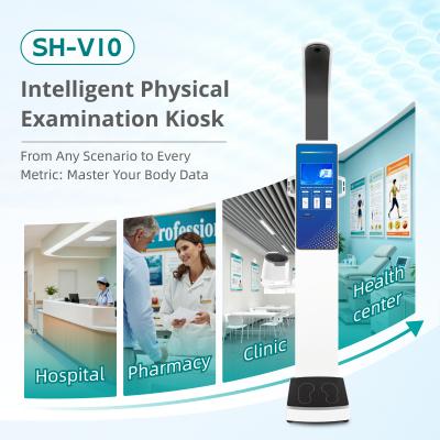 China Self Service Health Kiosk Height Weight and Blood Pressure Scale for Pharmacy Body Composition Analyzer Machine for sale