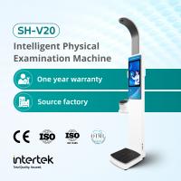 China Advanced 19 Inch Android Advertising Multi Parameters Health Kiosk BMI Machine Body Height Weight Scale for Hospital for sale