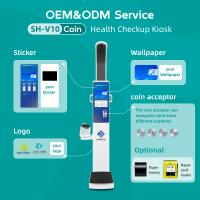 China Self Service Health Kiosk Height Weight and Blood Pressure Scale for Pharmacy Body Composition Analyzer Machine for sale