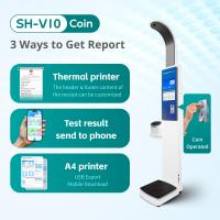 China Coin Operated Scales Height Weight Vending Machine For Pharmacy Body Composition Analyzer for sale