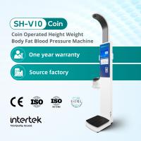 China Coin Operated Scales Height Weight Vending Machine For Pharmacy Body Composition Analyzer for sale