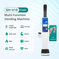 China Coin Operated Scales Height Weight Vending Machine For Pharmacy Body Composition Analyzer for sale