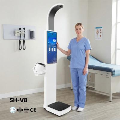 China Blood Pressure Monitor Smart Height and Weight Scale Heart Rate Measuring Touchscreen Screen for sale