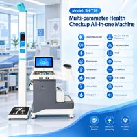 China SH-T16 Class II Clinical Preventive Health Check Kiosk AI-powered Health Assessment Kiosk with A4 Printer for sale