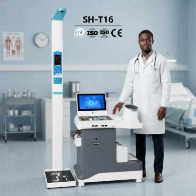 China SH-T16 Class II Clinical Preventive Health Check Kiosk AI-powered Health Assessment Kiosk with A4 Printer for sale