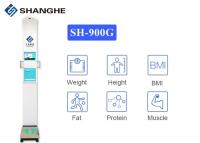 China Smart LCD HD Body Weight And Height Scale Fat Analyzer AC110V - 220V Voltage for sale