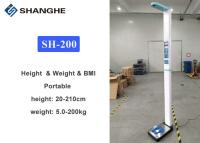 China Digital height 20-205cm RS232 Body Weight And Height Scale for sale