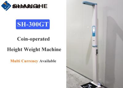 China Automated Body Weight And Height Scale Supporting Arabic / Spanish / French for sale