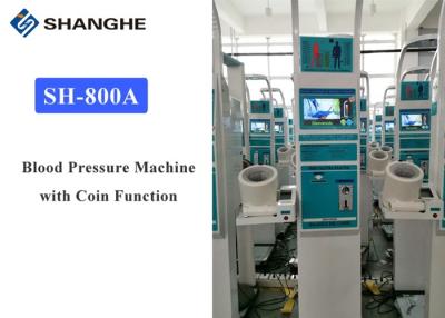 China Electronic Folding Height Weight BMI Blood Pressure Machine With LCD Display for sale
