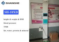 China Portable Medical Height And Weight Scales , Durable Ultrasonic Height Body Fat Analyzer for sale