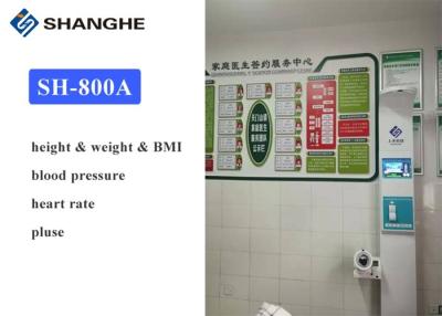 China Smart Electric Ultrasound Medical Height And Weight Scales For Measuring Heart Rate Blood Pressure for sale