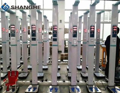 China Ultrasonic Digital Led Display coin operated Health Check Kiosk for sale