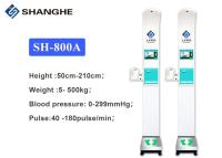China Smart Height Weight BMI Blood Pressure Machine With 10.1 Inches Touch Screen for sale
